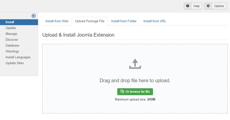 Installation on Joomla! 3.x - JoomBoost