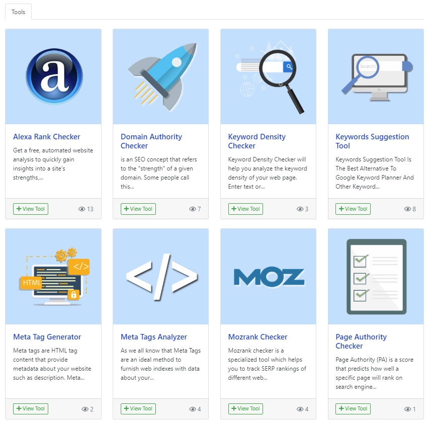 Online Web Tools - build online tools directory for Joomla