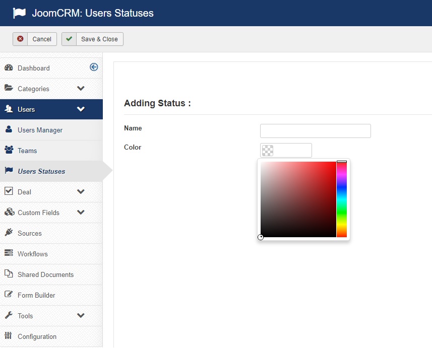User Statuses - JoomBoost